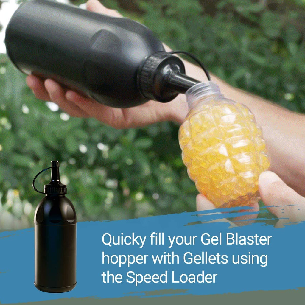 2 PACK Gel Ball Speed Loader , Features Funnel Tip and a Flip Cap for ...